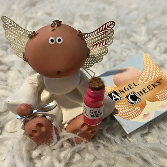 Russ | Accents | Kirks Kritters Angelcheeks Figurine Russ Rx Get Well ...